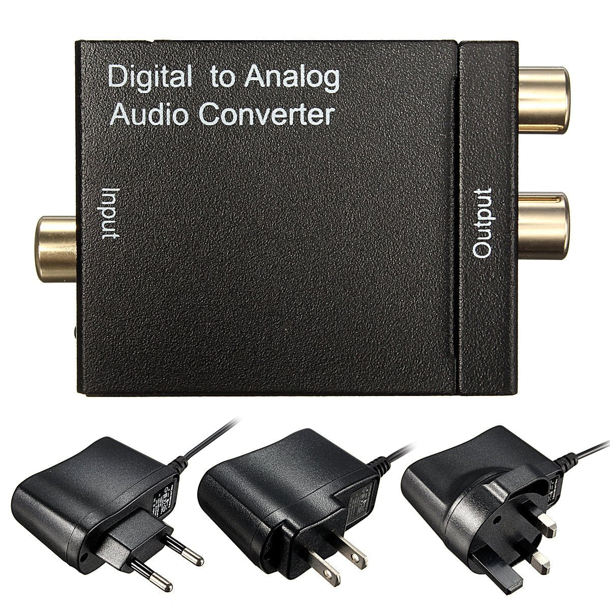 RCA koaksiaalne digitaalne optiline Toslink-muundur – analoogheli ...